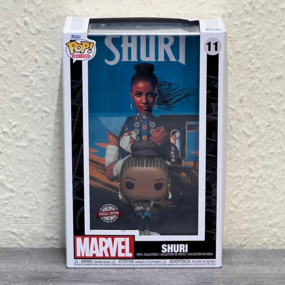 New POP! COMIC COVERS MARVEL SHURI 11 VINYL COLLECTIBLE - Own4Less